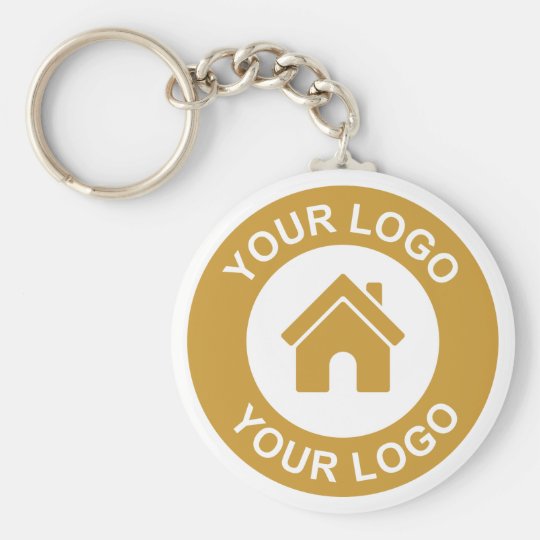 Custom Business Logo Or Image Promotional Keychain | Zazzle.com