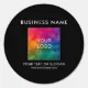 Custom Business Logo Outdoor Template Circle Yard Sign | Zazzle