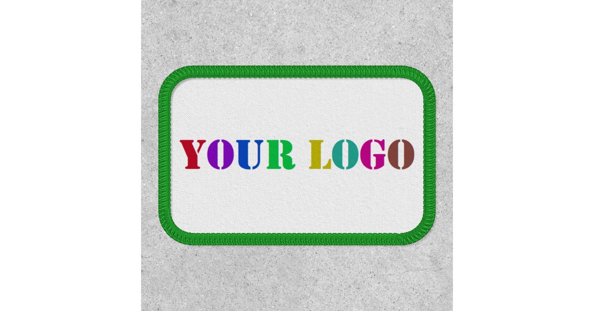 Custom Business Logo Patch Your Company | Zazzle