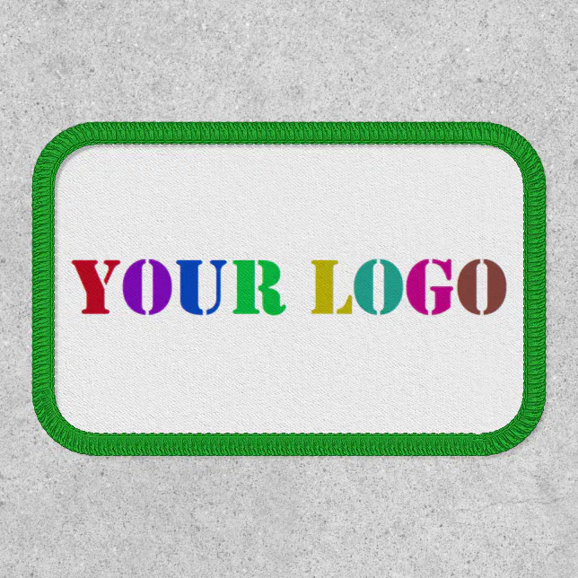 Custom Business Logo Patch Your Company | Zazzle