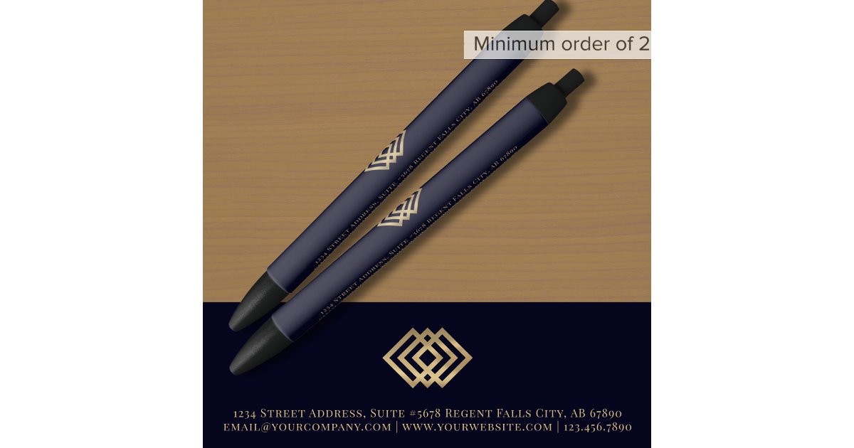 Custom Business Logo Pen | Zazzle