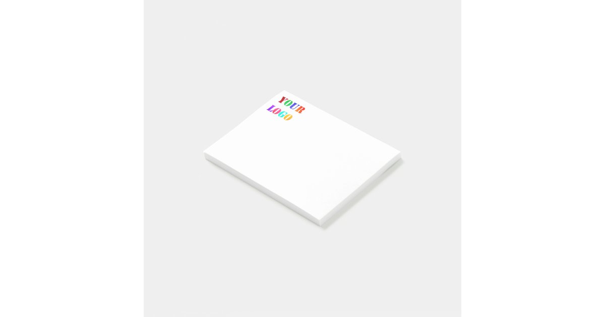 Custom Business Logo Personalized Sticky Notes | Zazzle