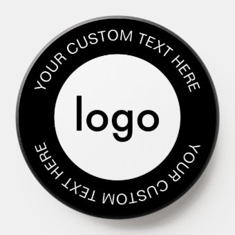 Custom Business Logo PopSocket | Zazzle