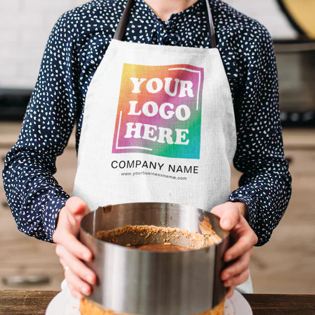 Custom Business Logo, Professional Company Apron | Zazzle