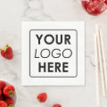 Custom Business Logo Professional Napkins | Zazzle