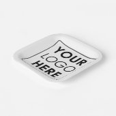 Custom Business Logo Professional Paper Plates | Zazzle