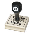 Custom Business Logo Professional Rubber Stamp | Zazzle
