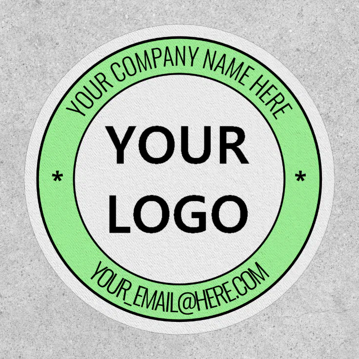 Custom Business Logo Promotion Personalized Patch | Zazzle