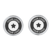 Custom Business Logo Promotional Cufflinks | Zazzle