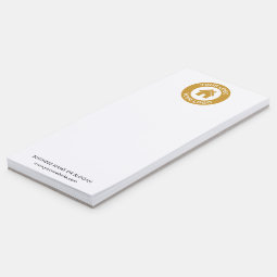 Custom Business Logo Promotional Magnetic Notepad | Zazzle