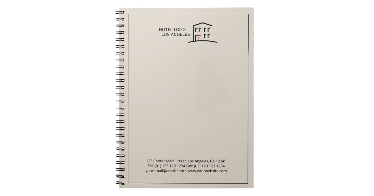 Custom Business Logo Promotional Notebook | Zazzle