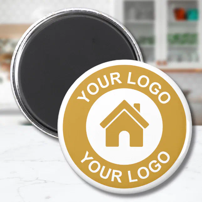 Custom Business Logo Promotional Refrigerator Magnet | Zazzle