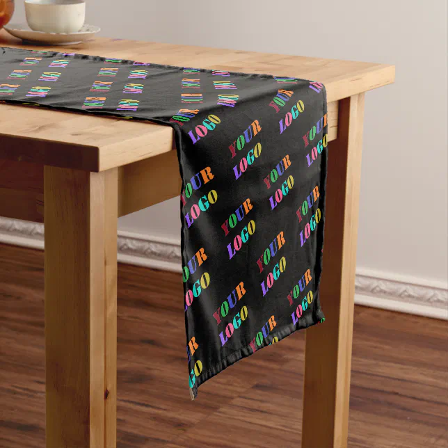 Custom Business Logo Promotional Table Runner | Zazzle