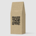 Custom Business Logo QR Code Promotional Kraft Roasted Coffee | Zazzle