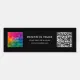 Custom Business Logo QR Code Rectangle Yard Sign | Zazzle