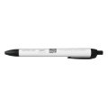 Custom Business Logo QR Code & Text Promotional Pen | Zazzle