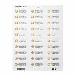 Custom Business Logo Return Address Labels | Zazzle