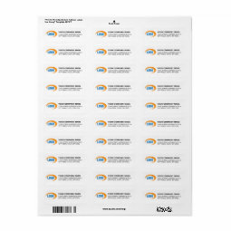 Custom Business Logo Return Address Labels | Zazzle