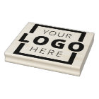 Custom Business Logo Rubber Stamp | Zazzle