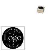 Custom Business Logo Rubber Stamp | Zazzle