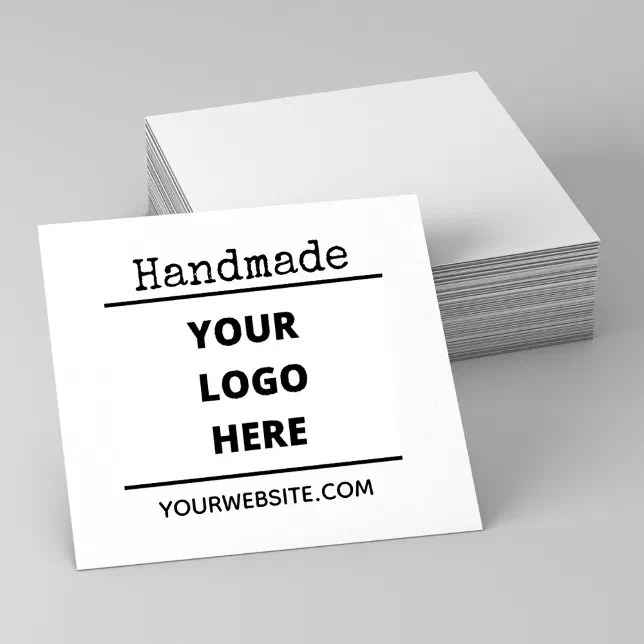 Custom Business Logo Rustic Handmade Rubber Stamp | Zazzle