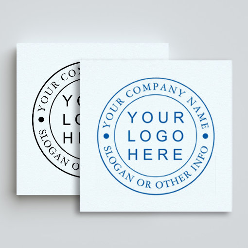 Custom Business Logo Self-inking Stamp | Zazzle