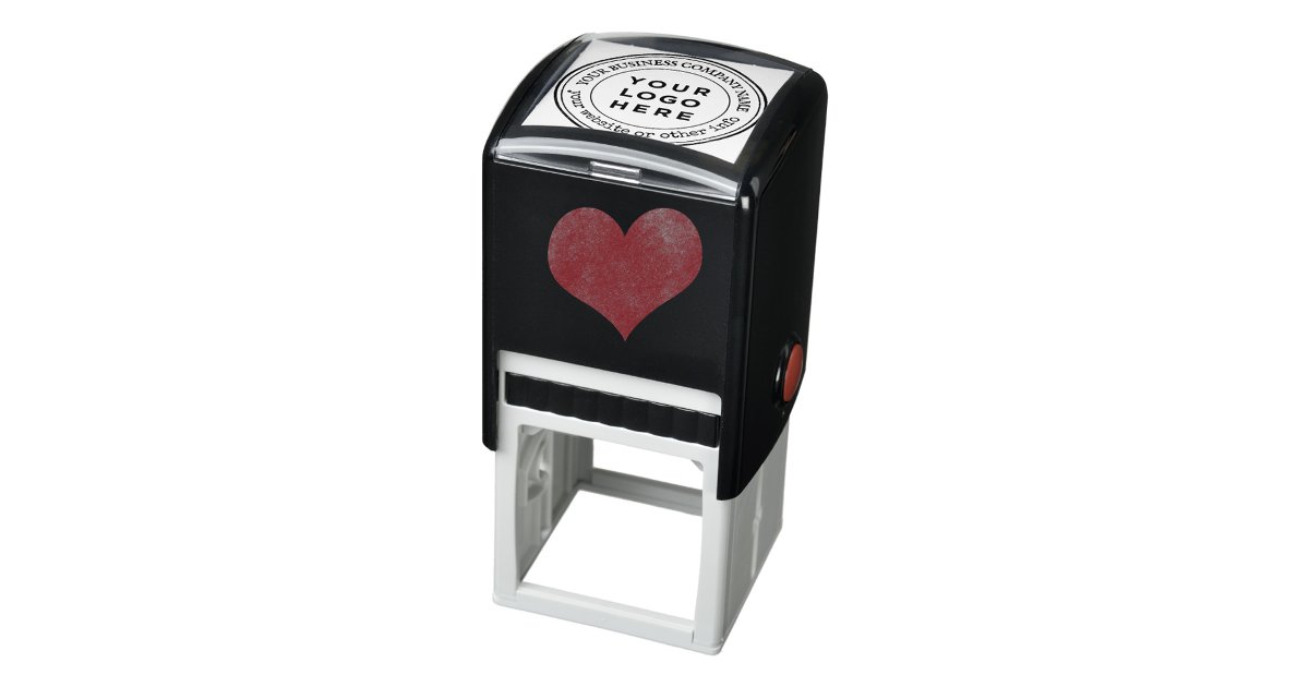 Custom Business Logo Self-inking Stamp | Zazzle