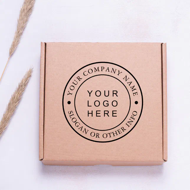 Custom Business Logo Self-inking Stamp | Zazzle