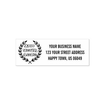 Custom Business Logo Self-inking Stamp | Zazzle