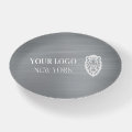 Custom Business Logo Silver Metal Paperweight | Zazzle