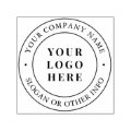 Custom Business Logo & Slogan Self-inking Stamp | Zazzle