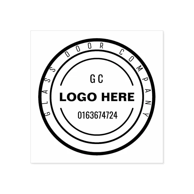 Custom BUSINESS LOGO STAMP | Zazzle