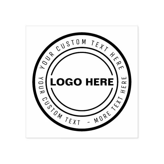 Custom BUSINESS LOGO STAMP | Zazzle