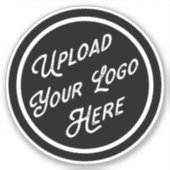 custom business logo sticker | Zazzle