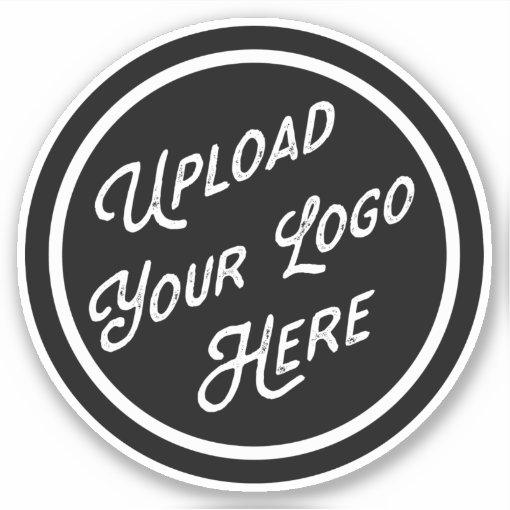 custom business logo sticker | Zazzle
