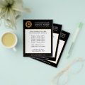 Custom Business Logo Text Product Services Offer Flyer | Zazzle