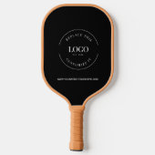 Custom Business logo WEBSITE Simple Promotional Pickleball Paddle | Zazzle