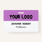 Custom business logo With Name Create your own Badge | Zazzle