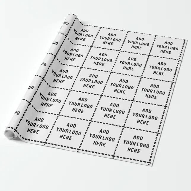 Custom Business Logo Wrapping Paper | Zazzle