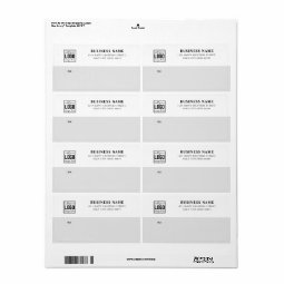 Custom Business Name And Logo Mailing Label | Zazzle