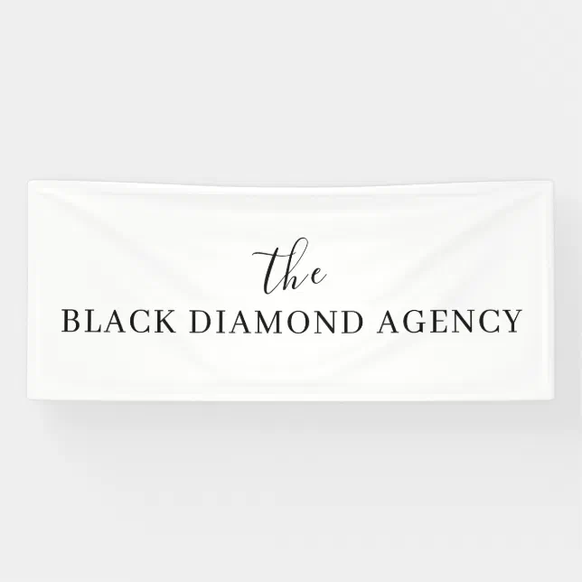 Custom Business Name | Branded Company Logo Banner | Zazzle