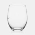Custom Business Name & Logo Stemless Wine Glass | Zazzle