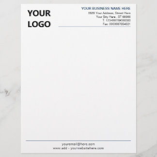 Create Your Own Custom Letterhead | Zazzle