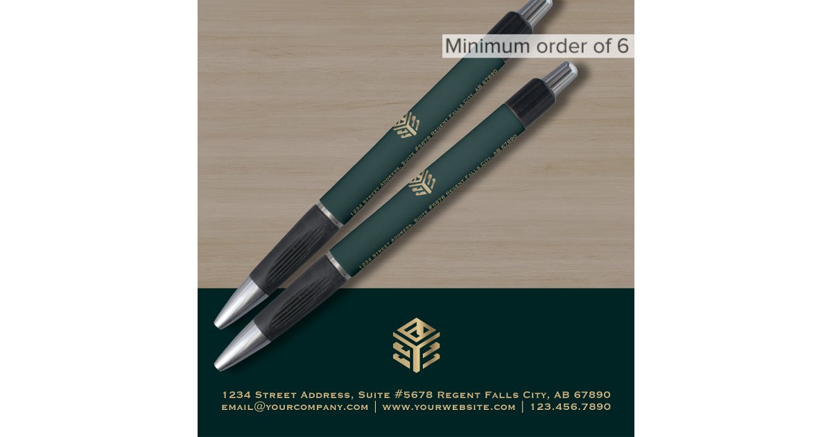 Custom Business Pen with Logo | Zazzle