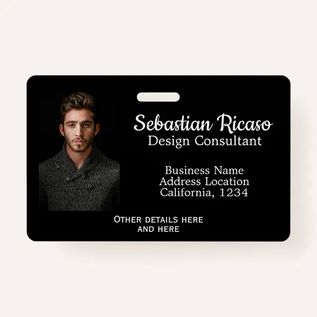 Custom Business Personalized Badge | Zazzle
