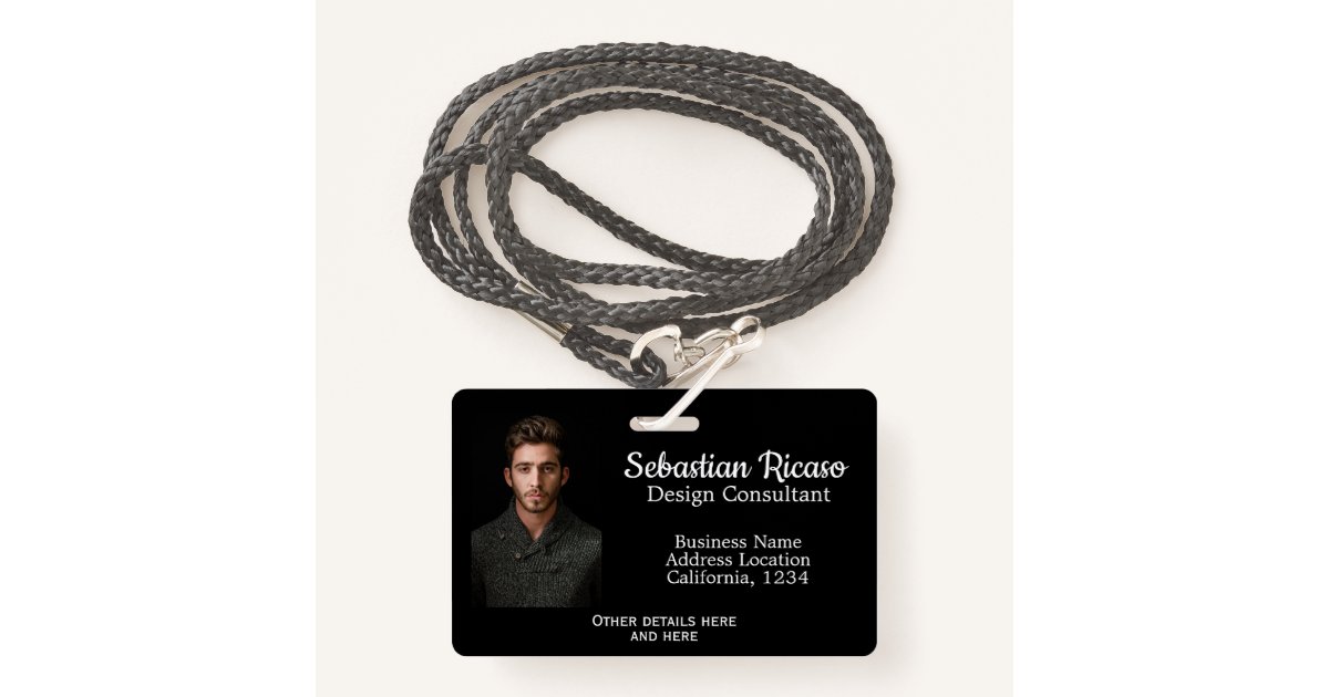 Custom Business Personalized Badge | Zazzle