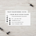 Custom Business Personalized Your Company Calling Card | Zazzle