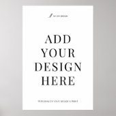 Custom Business Promotional Poster Printing 27x40" | Zazzle