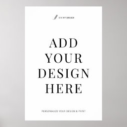 Custom Business Promotional Poster Printing 27x40" | Zazzle