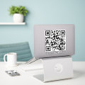 Custom Business Promotional QR Code Sticker | Zazzle